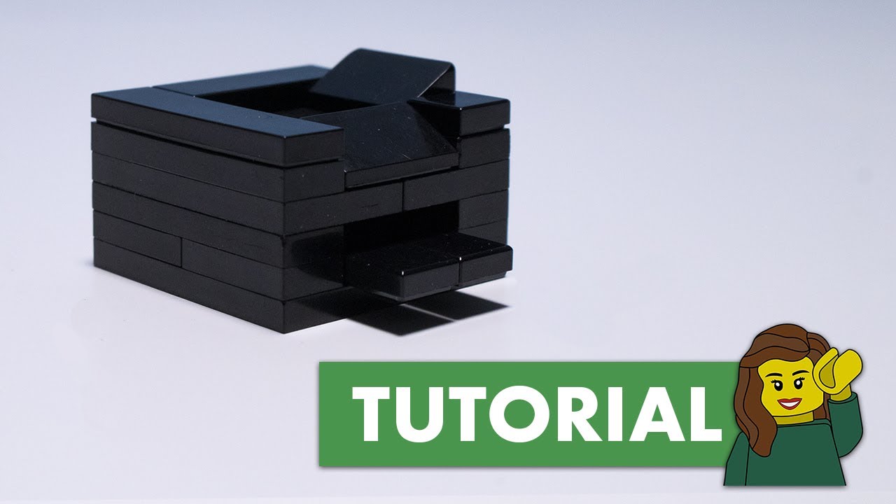 How to Build a LEGO Printer | LEGO Tutorial - YouTube