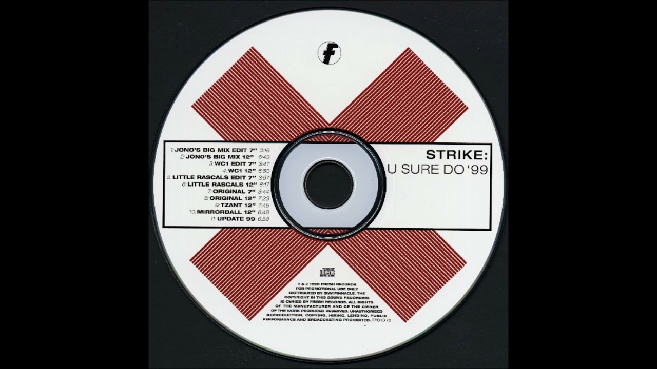Strike - U Sure Do '99 (WC1 Edit 7'') - YouTube