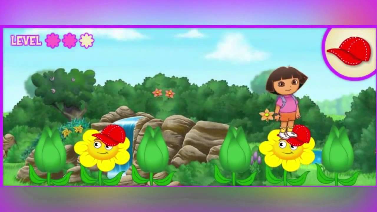 Dora - Exploring Isa's Garden - Dora Games - YouTube
