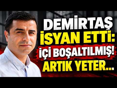 Selahattin Demirtaş Tahliye bilgisini paylaştı ve isyan etti: İçi Boşaltılmış! Artık Yeter...