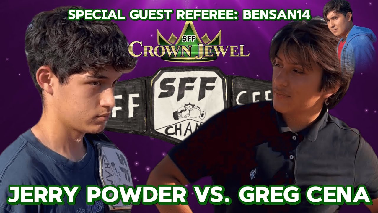 Jerry Powder Vs. Greg Cena | Special Guest Referee SFF Championship ...