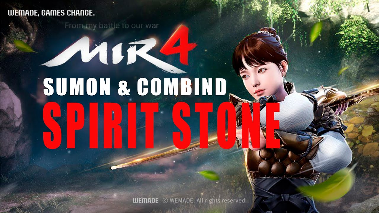 MIR4 - Summon & Combining Spirit Stone - YouTube