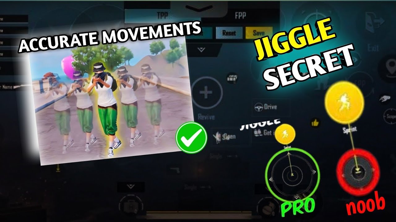 How to do unpredictable accurate JIGGLE in bgmi | bgmi JIGGLE tips for ...
