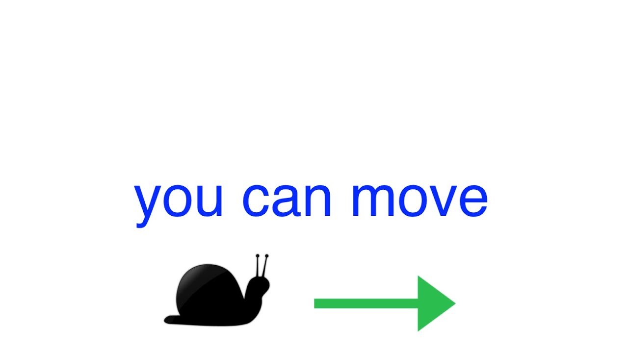 you can move - YouTube