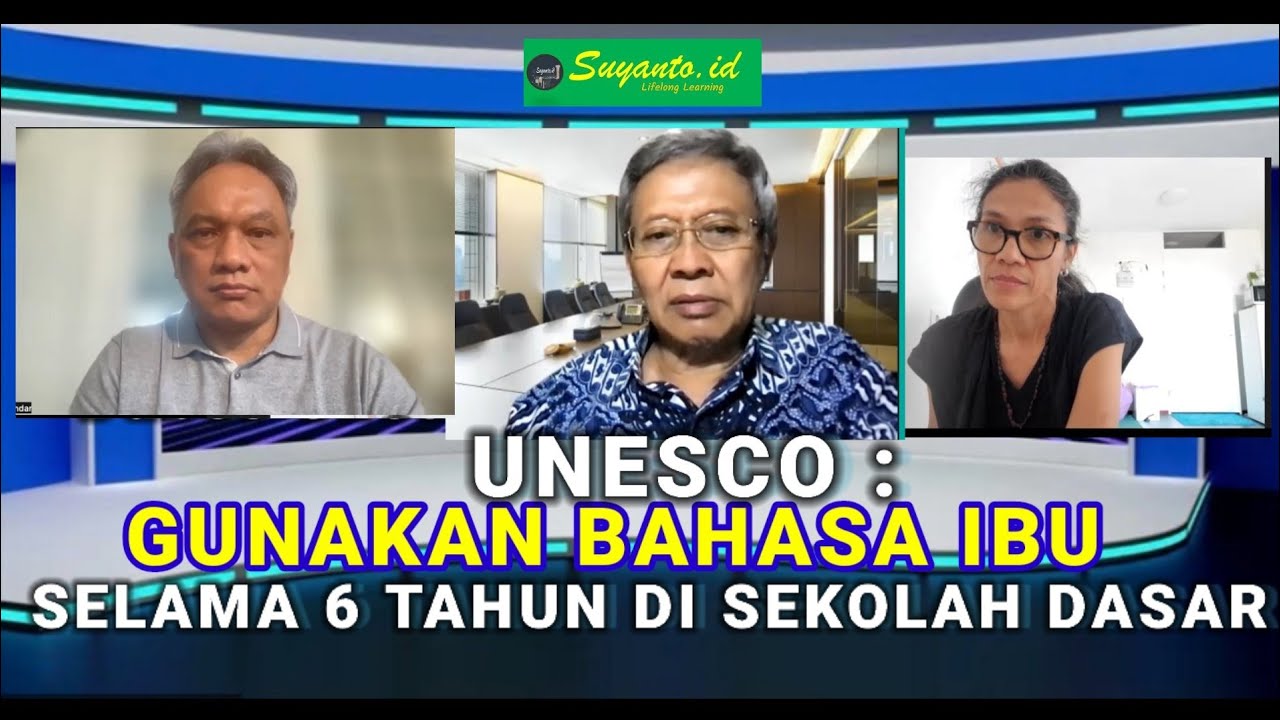 Prof. Ismunandar dan Butet Manurung, MA.: Bahasa Ibu untuk Bahasa ...