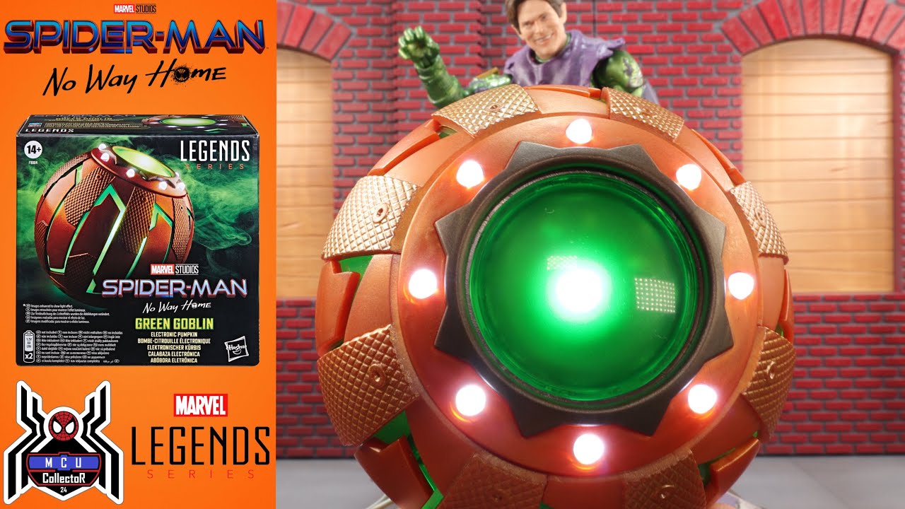 Marvel Legends GREEN GOBLIN ELECTRONIC PUMPKIN BOMB Spider-Man No Way ...