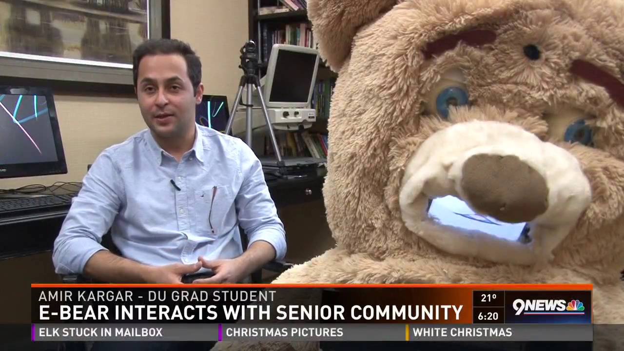 eBear: A Socially Assistive Robot 9NEWS coverage - YouTube
