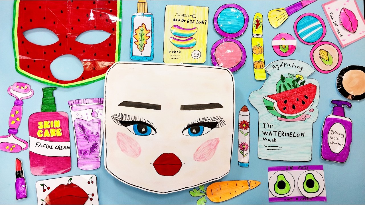 ASMR Roblox BILLIONAIRE 💰Skincare and Makeup |Blind Bag Paper - YouTube