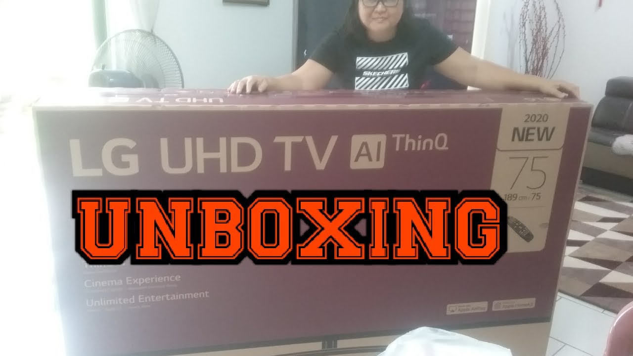 UNBOXING of LG TV - YouTube