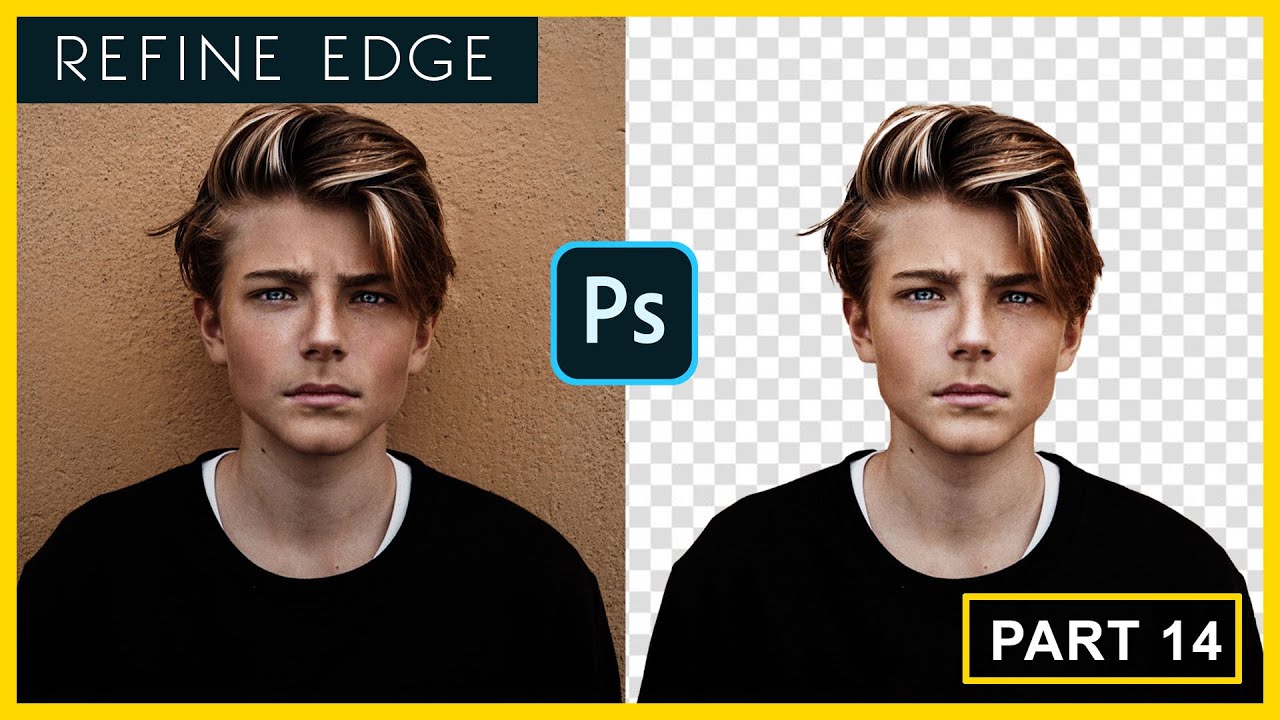 REFINE EDGE | SELECT AND MASK | REMOVE BACKGROUND IN PHOTOSHOP TUTORIAL ...