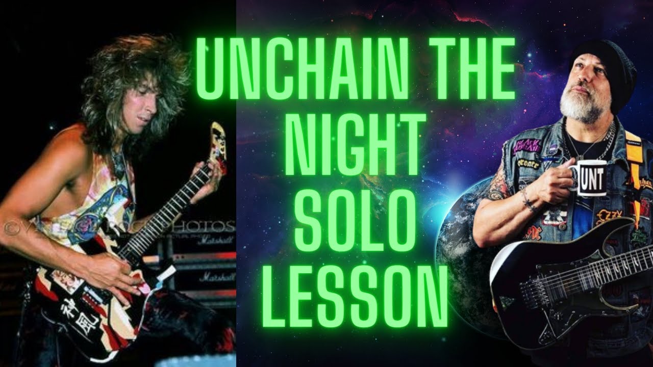 How to play Dokken Unchain the Night guitar solo {George Lynch} - YouTube