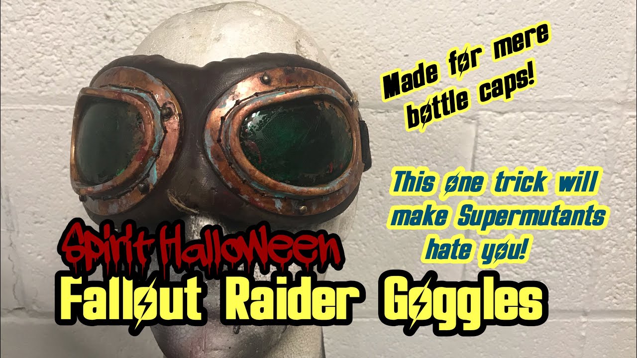 Fallout Raider Goggles! DIY Spirit Halloween mod! - YouTube