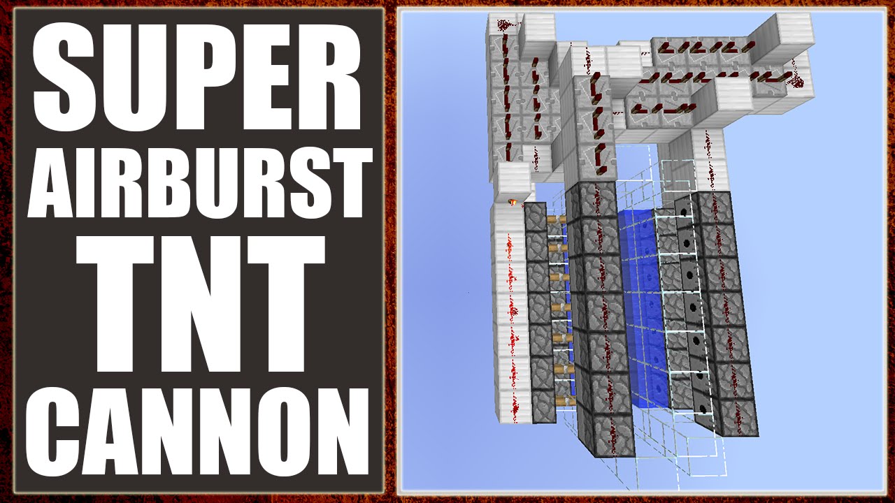 Minecraft: Super Airburst TNT Cannon [Extreme Distance & Height!] [1.7 ...