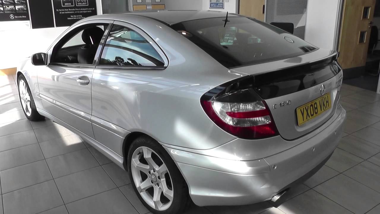 Mercedes-Benz C CLASS C180K Sport 3dr Auto U73192 - YouTube
