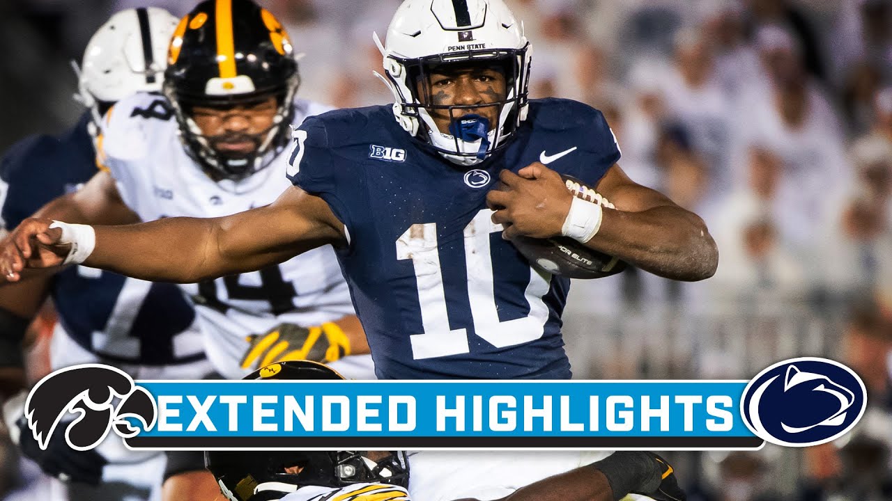 Iowa at Penn State | Extended Highlights | Big Ten Football | Sept. 23 ...