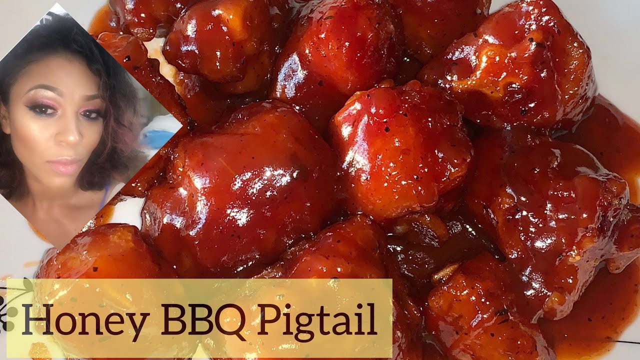 Honey BBQ Pigtail (BBQ Pigtail Recipe) - YouTube