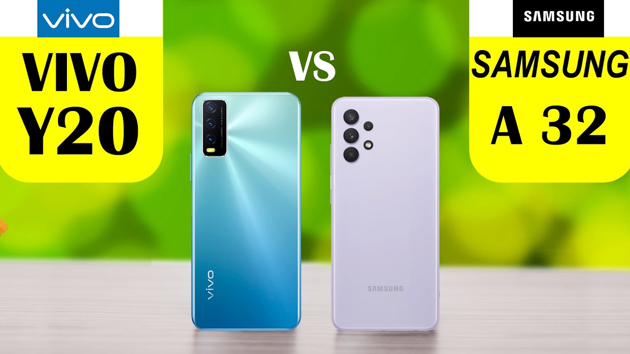 Samsung galaxy a32 vs vivo y20 - YouTube