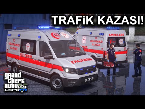 112 ACİL AMBULANS - MARKETTE BÜYÜK YANGIN !! - GTA 5 LSPDFR