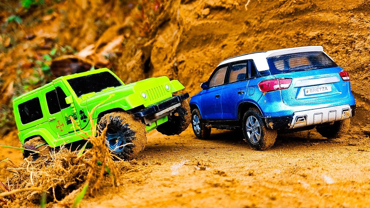 breza and thar off Road | Mahindra mini thar |Die cast model thar off ...