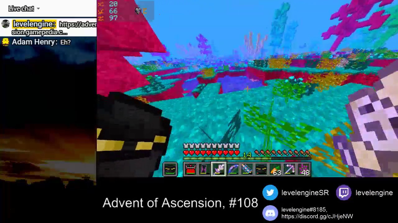 MINECRAFT Livestreams Get All Items ~ Advent of Ascension (#108) - YouTube