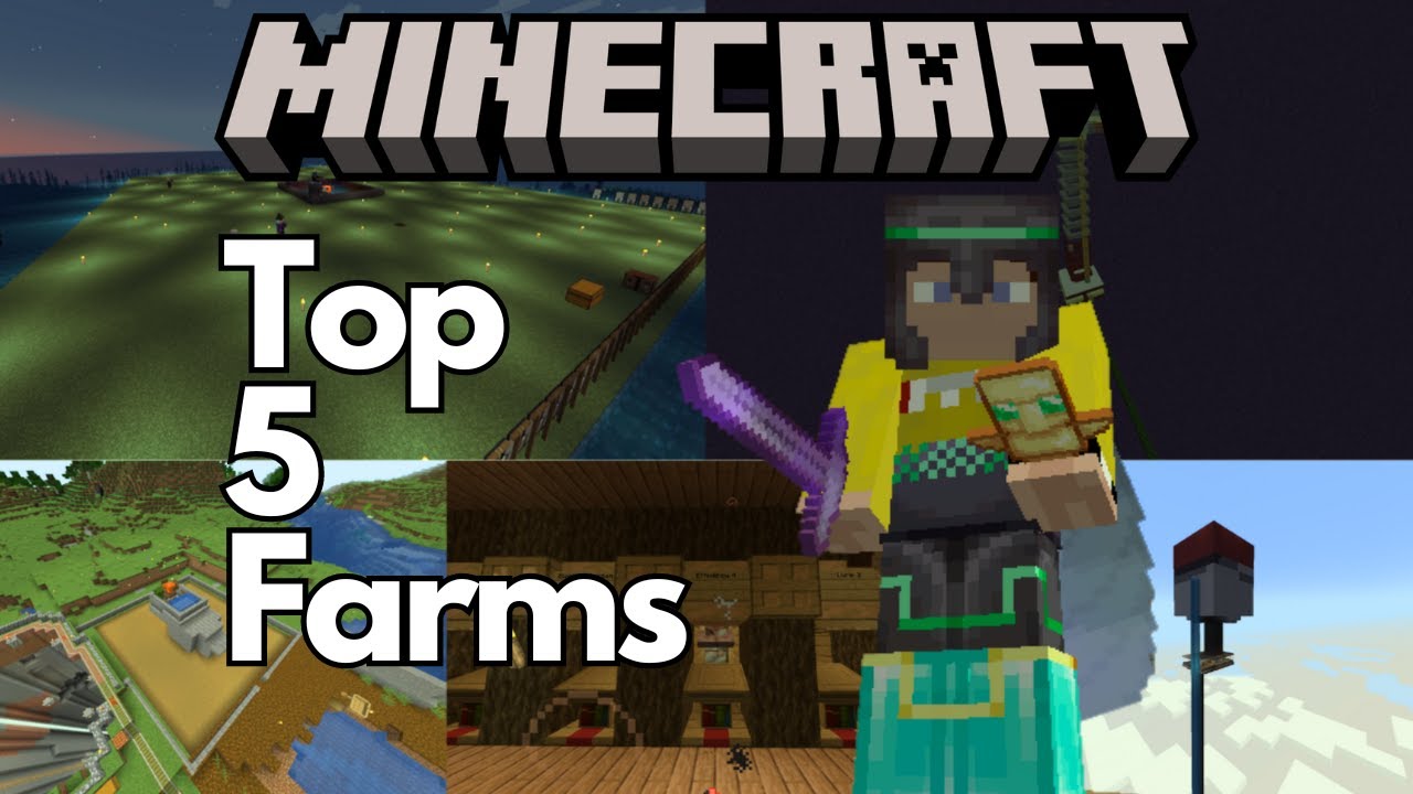 Top 5 Farms In Minecraft - YouTube