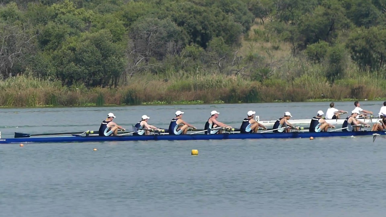Bishops Rowing. 2nd 8. SA champs 2017.Final of the 2nd eight race - YouTube