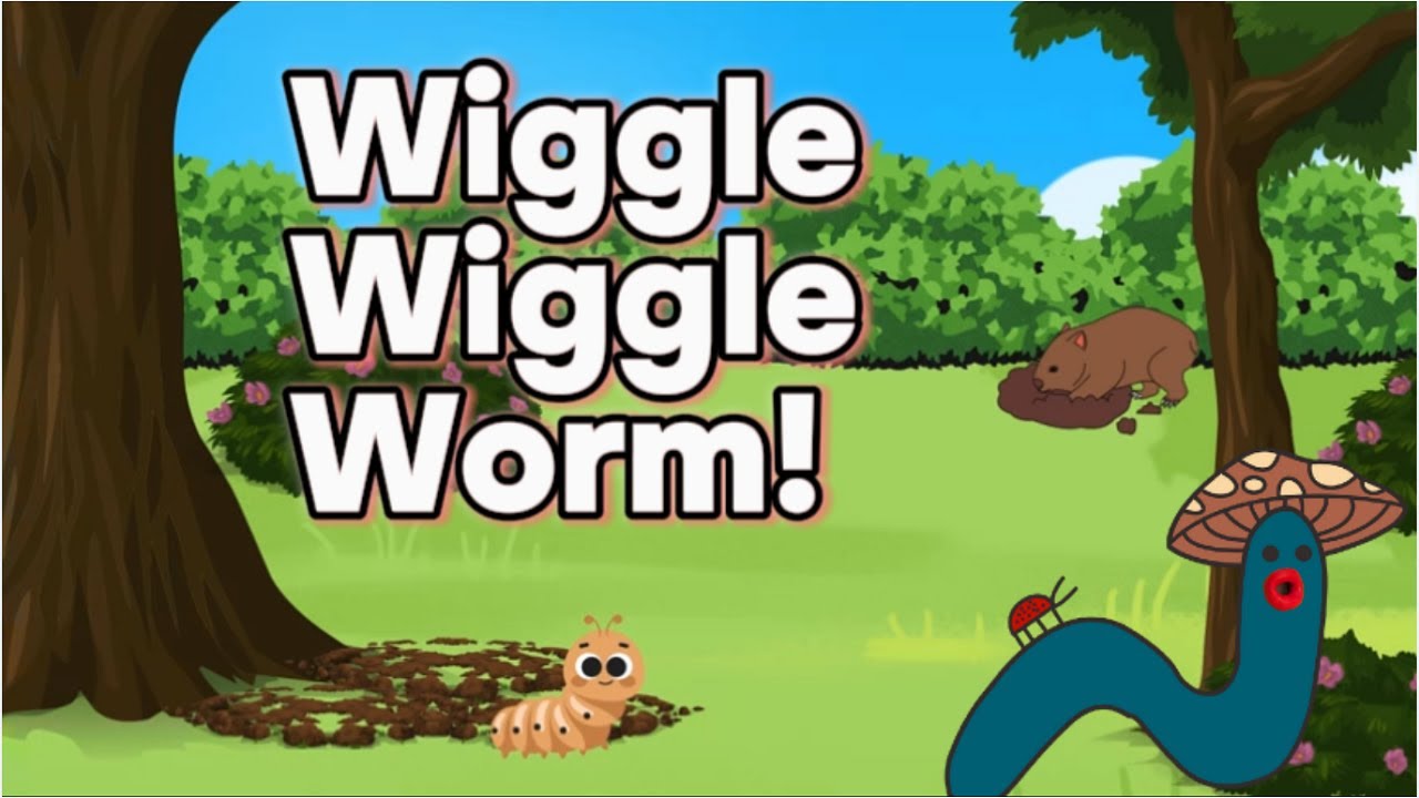 Wiggle Wiggle Worm! | Song for kids | #kidssongs #singalong #funforkids ...