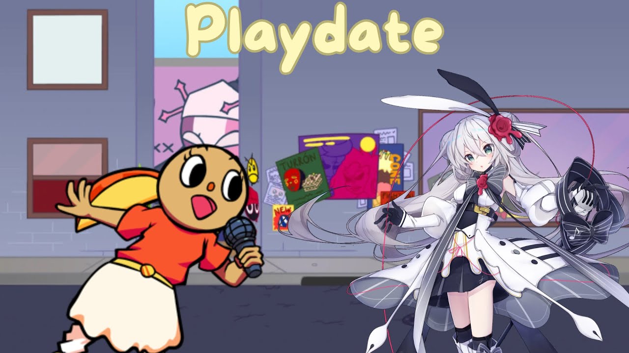 “Can we sing together?” | Playdate (FNF: Soft Mod) by Pompom and ...