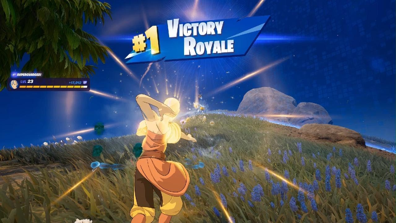 Fortnite - Avatar Aang 4 Elements Victory Royale - YouTube
