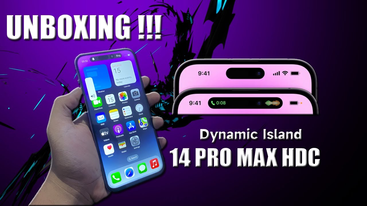 IPHONE 14 PRO MAX HDC UNBOXING PUNYA FITURE DYNAMIC ISLAND - YouTube