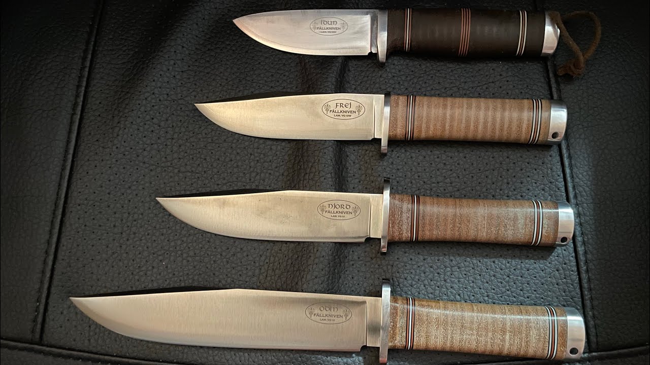 Fallkniven Northern Lights NL2 Odin, NL3 Njord, NL4 Frej, NL5 Idun ...