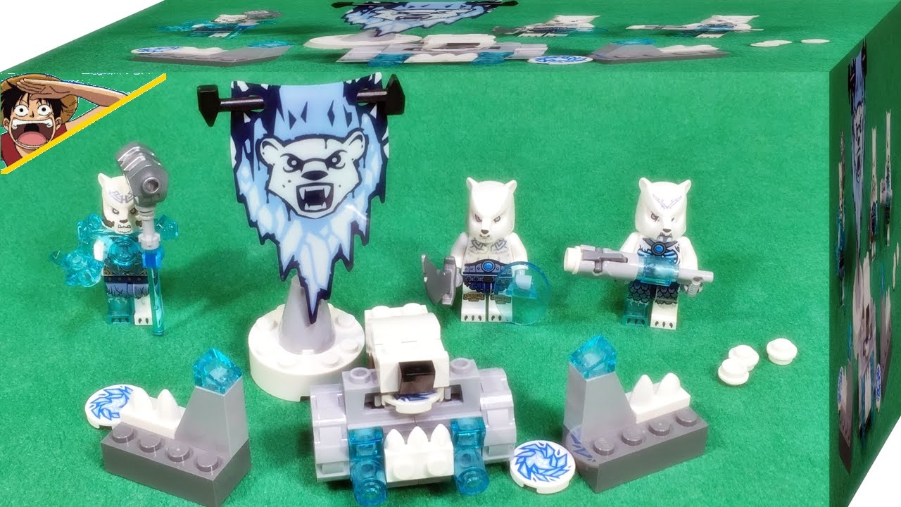 레고 70230 키마 아이스 베어 부족 팩 조립 리뷰 Lego Chima Ice Bear Tribe Pack - YouTube