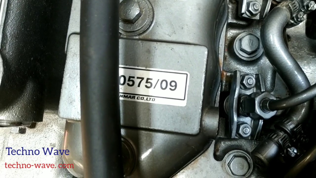 Yanmar 3jh25a engine 2009 made year - YouTube