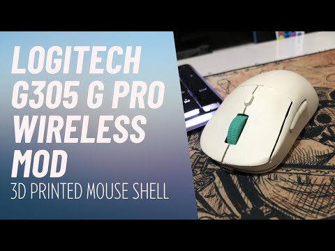 Logitech G304 G Pro Wireless 3D Printed Shell Mod - YouTube