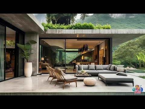 Doğanın Ortasında Modern Bir Ev İçin Orijinal Fikirler