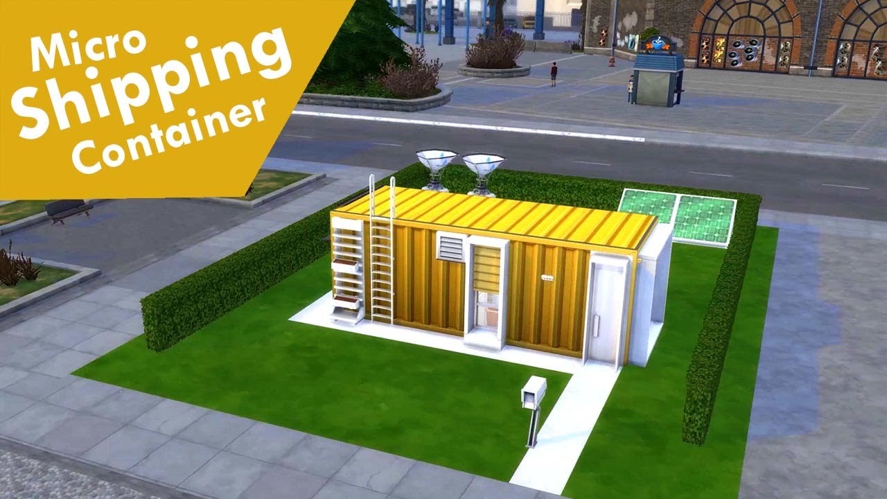 Micro Shipping Container - YouTube