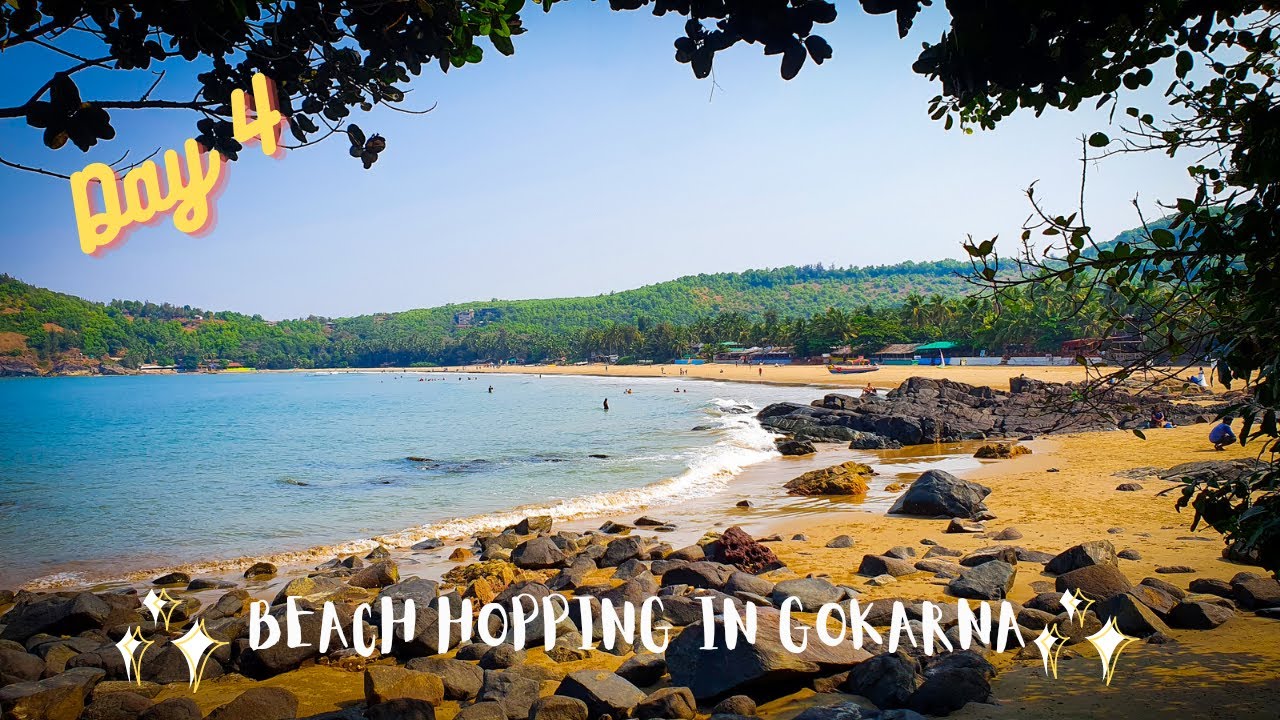 Beach hopping in Gokarna | Day 4 | Om Beach | Paradise Beach| Water ...
