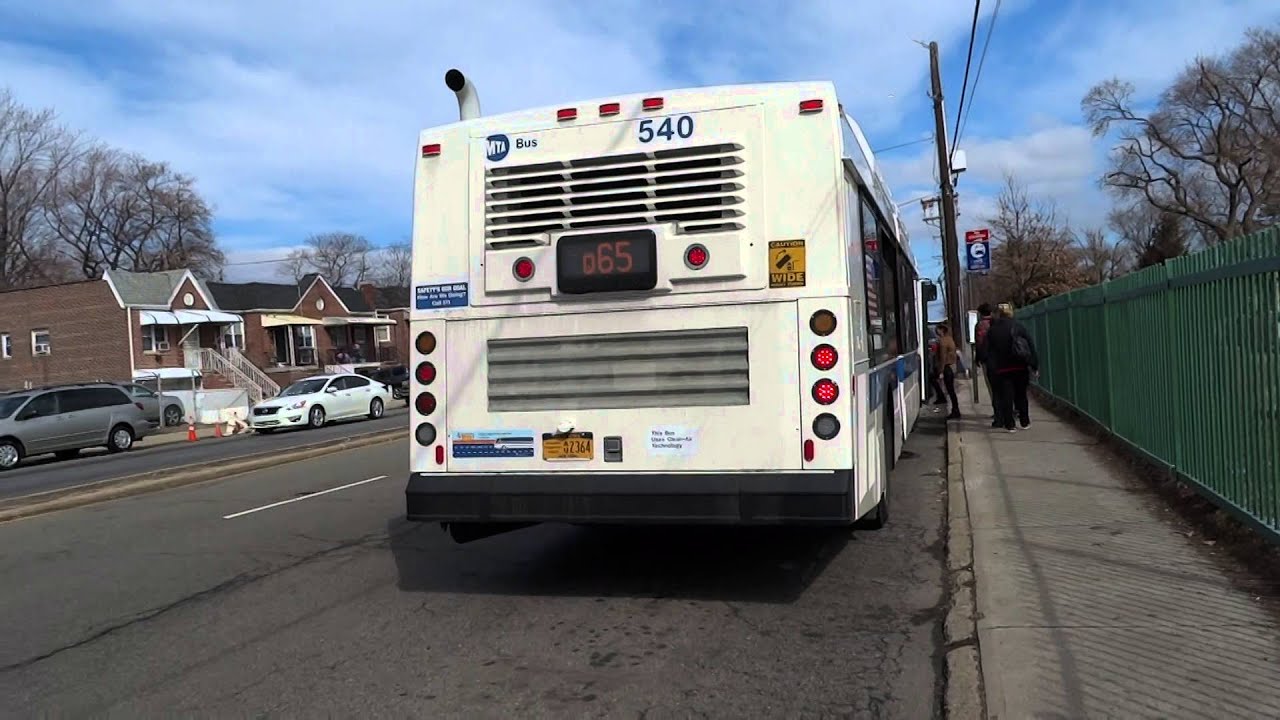 MTA Bus Company: New Flyer C40LF #540 Q65 @ 164th Street & Horace ...