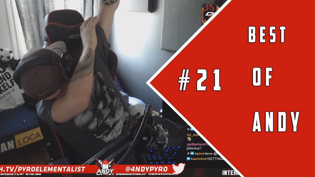 AndyPyro Twitch Highlights #21 - Everything goes wrong - YouTube