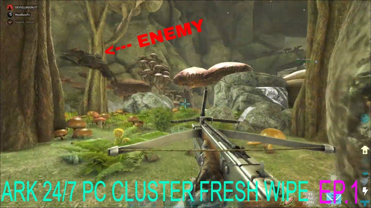 24/7 ARK CLUSTER EPISODE 1 - YouTube