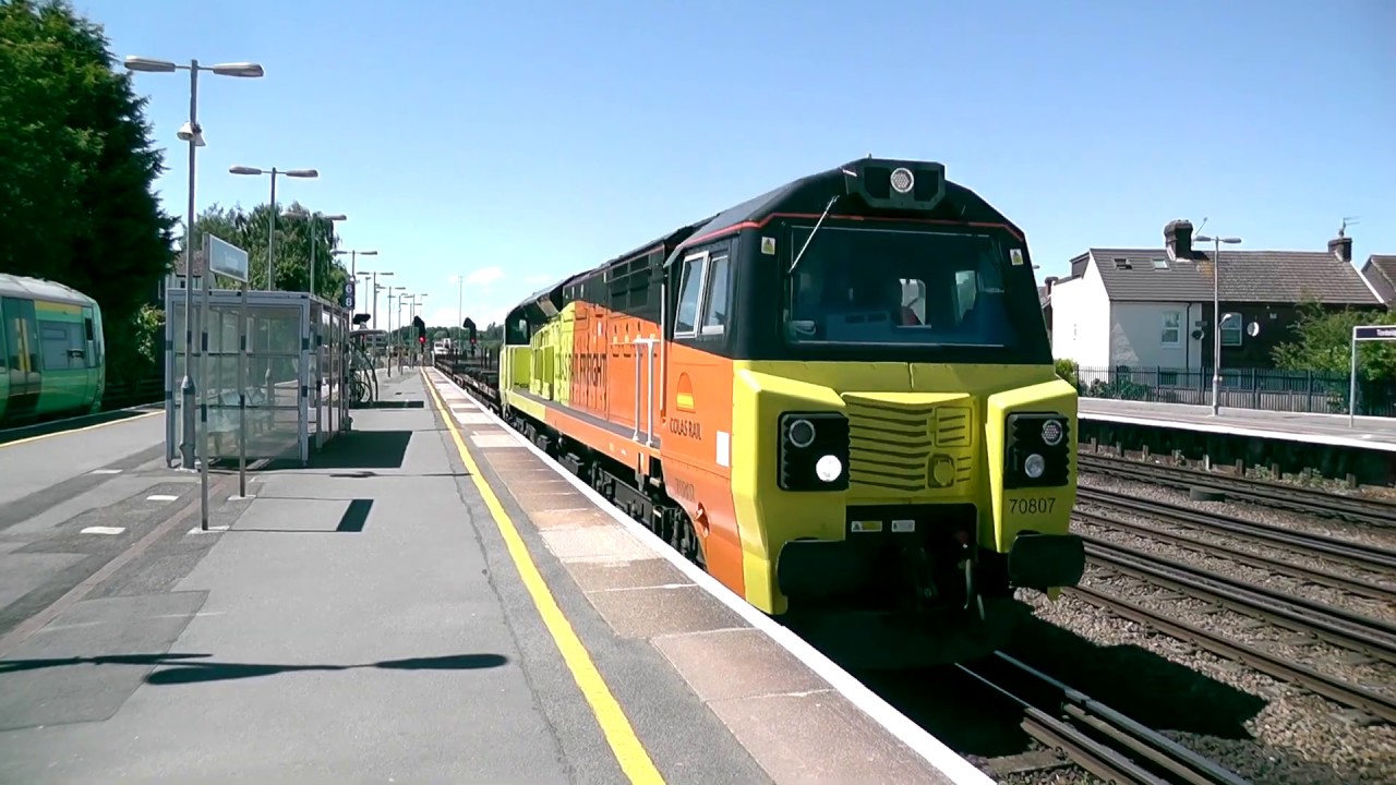 (HD) Kent Rail action early June 2014 = Featuring 70013 & 44932. - YouTube
