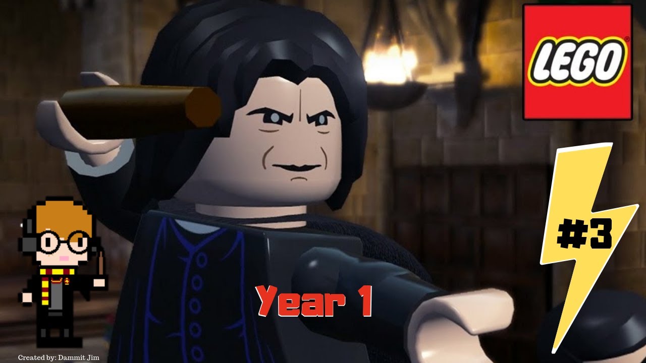 Lego Harry Potter Year 1 - Meany Mr. Snape (Part 3) - YouTube
