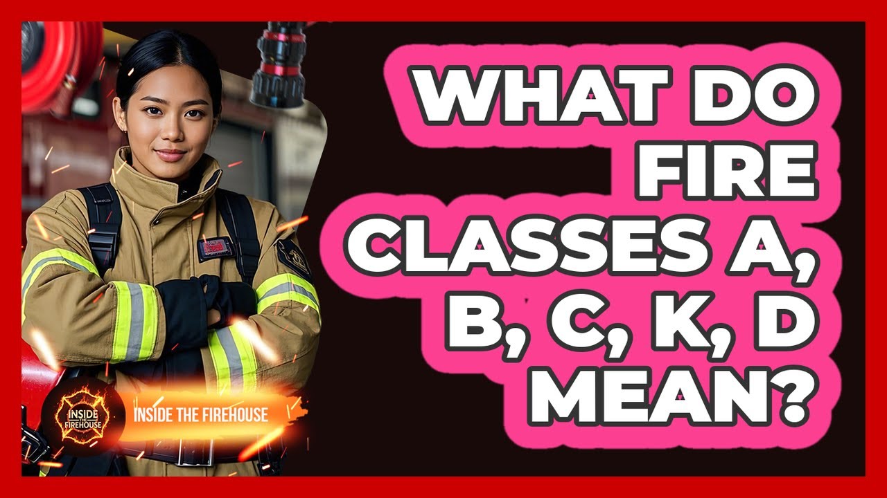 What Do Fire Classes A, B, C, K, D Mean? - YouTube
