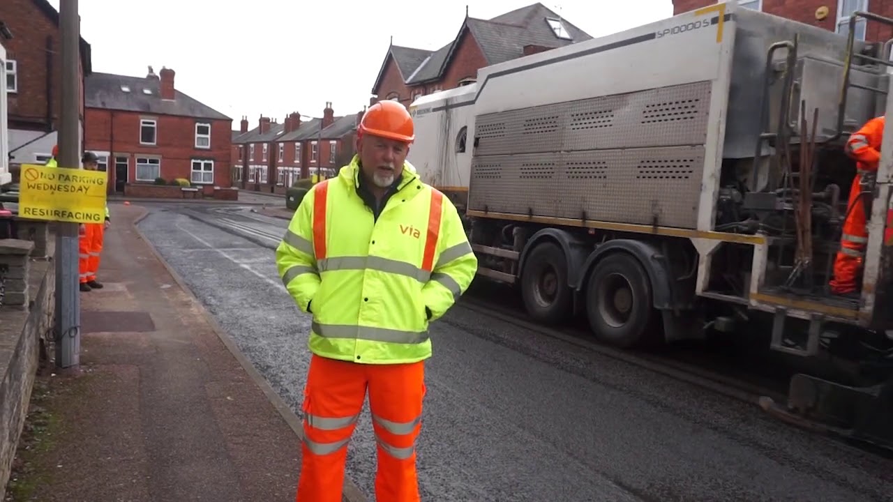 Micro Asphalt Treatment - Via East Midlands - YouTube