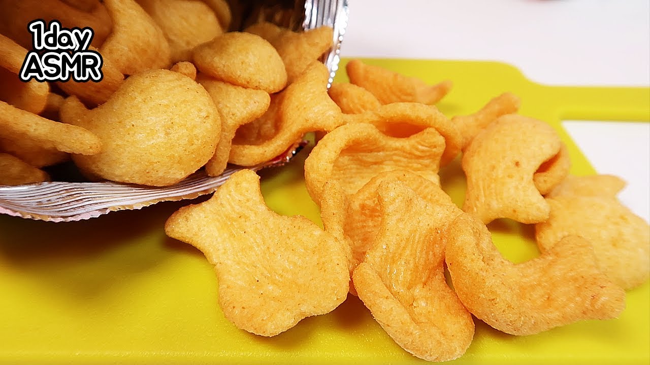 ASMR SNACKS #27 Real Sound | Eating Sounds | 자갈치 리얼사운드 - YouTube