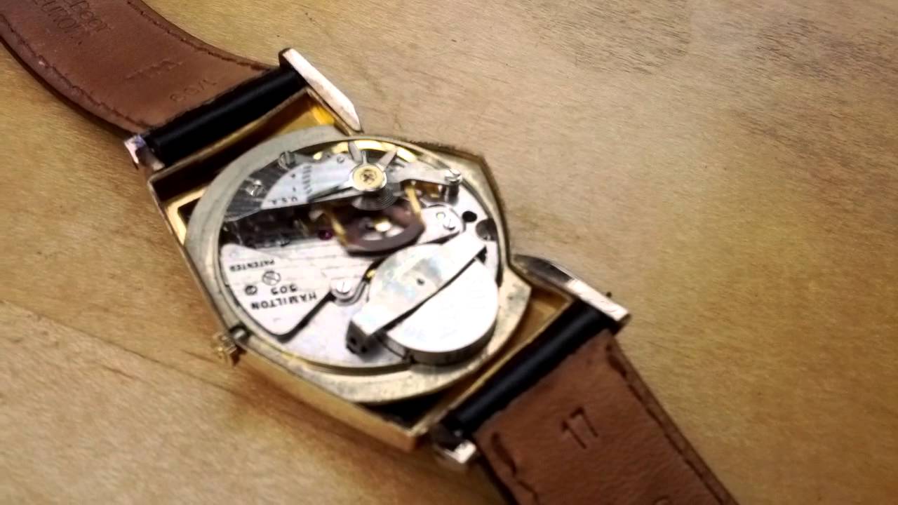 1958 Hamilton Pacer 505 Movement - YouTube