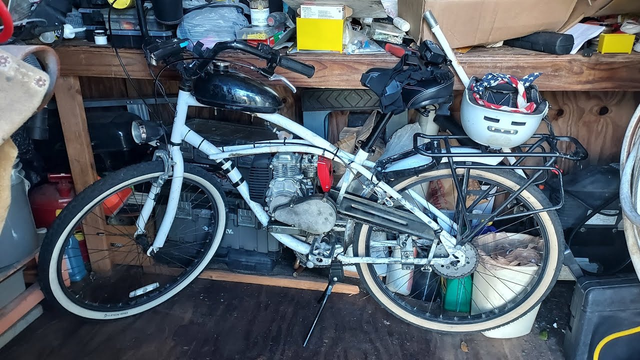 Taking The (BikeBerry 49cc 4 Stroke Motorized Bicycle) For A Ride After ...