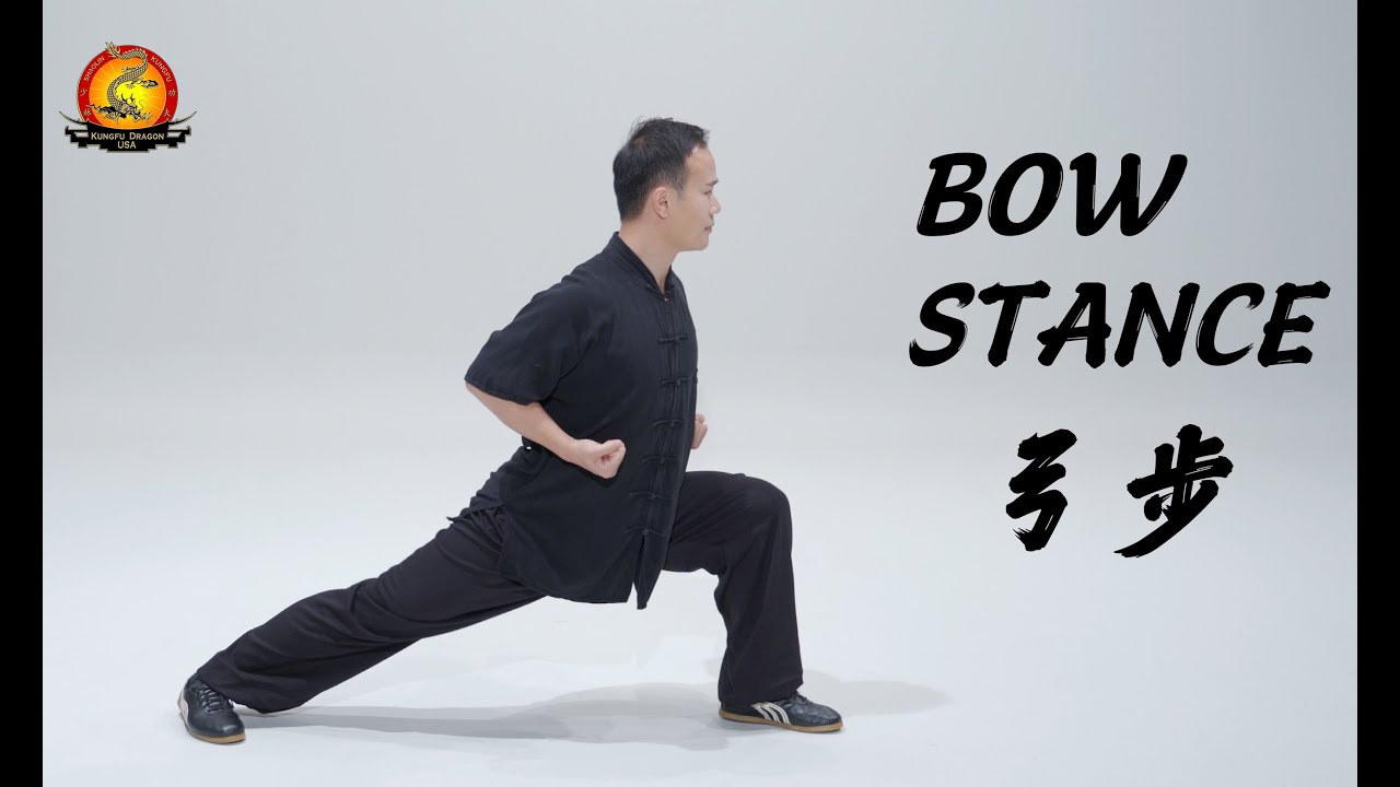 Kung Fu Dragon USA Online Tutorial: Basic Stance - Bow Stance / 弓步 ...