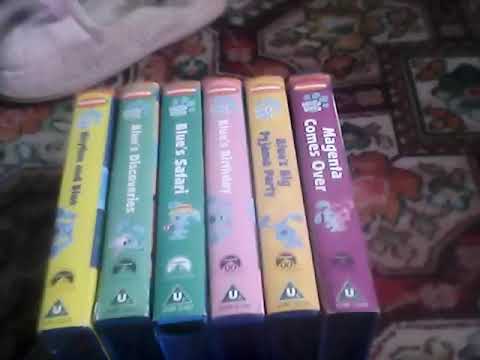 My Blues Clues UK vhs Collection