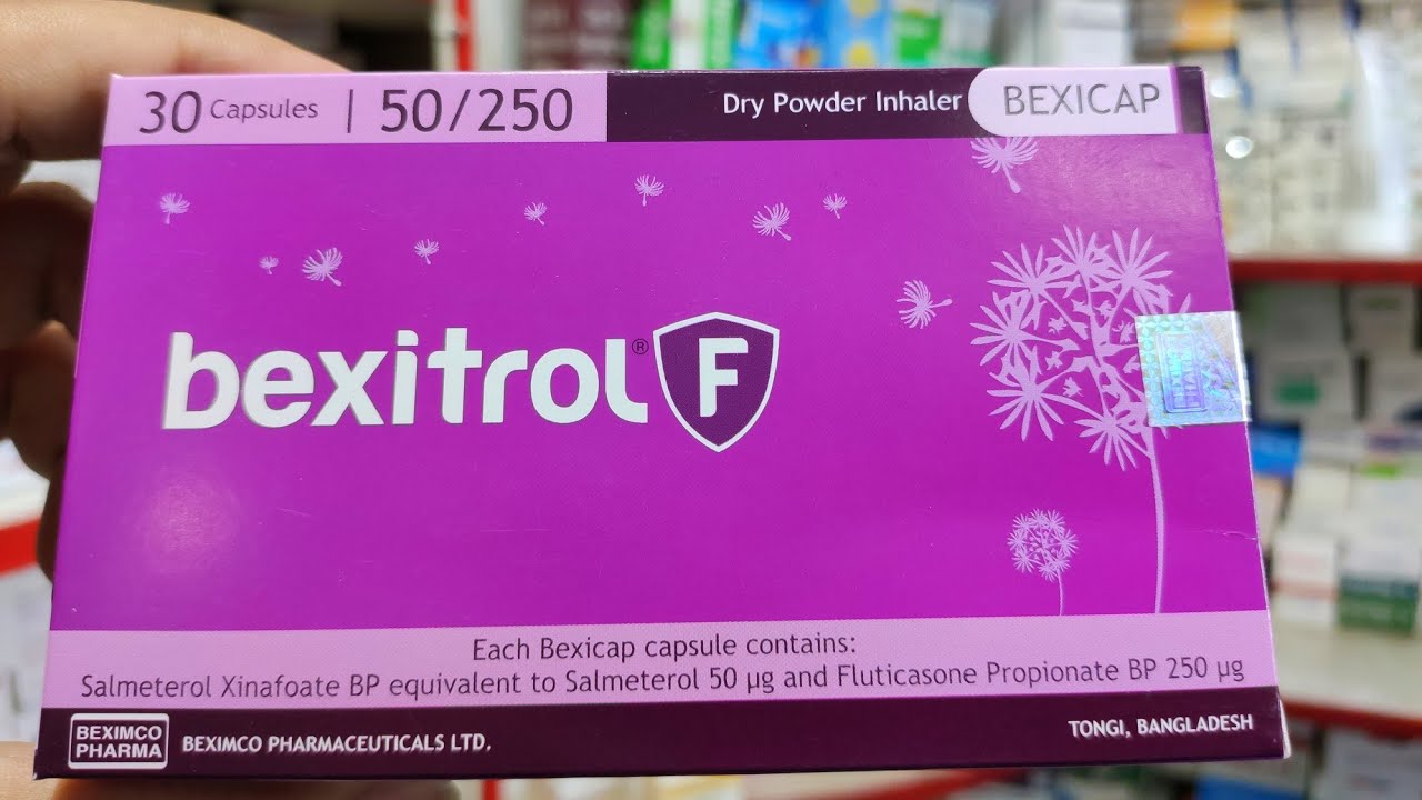 Bexitrol F Inhaler | বেক্সিট্রোল-এফ ইনহেলার | শ্বাসকষ্ট, কাশি, বুকে ...